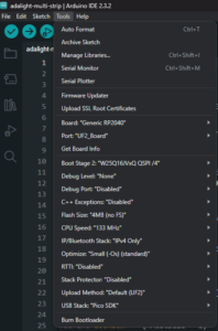 RGB LED Matrix Instructions – Joe Schroedl